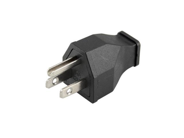 Plug US Grounded Power DIY Rewireable 120V AC – LED OUTLET PR