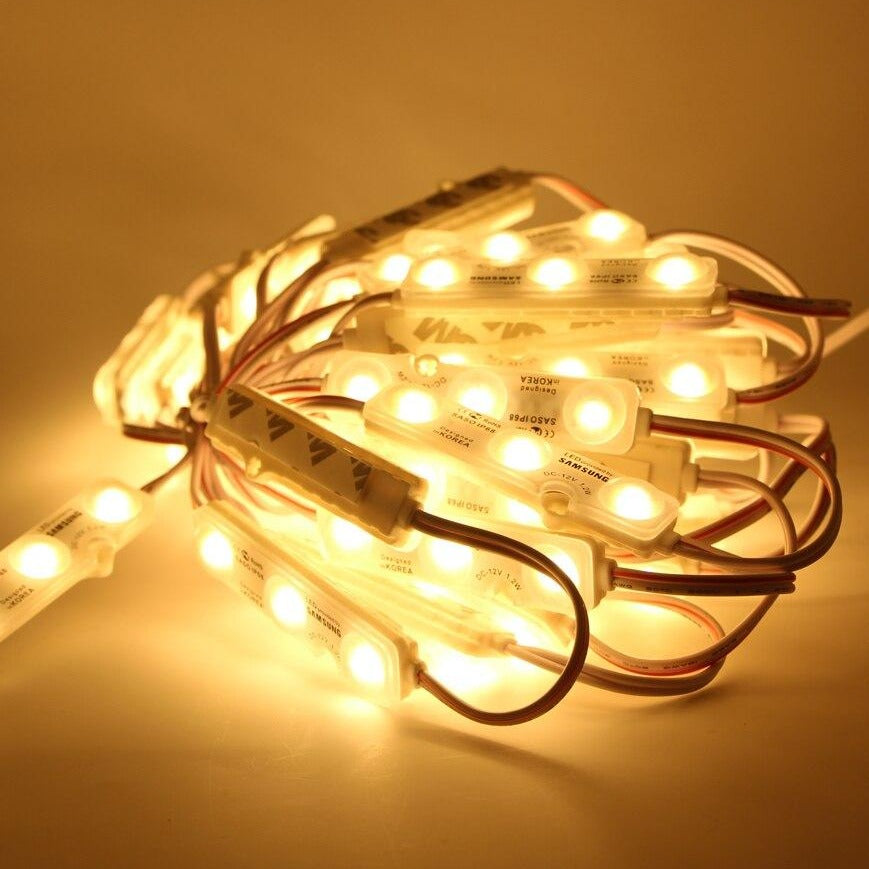 Warm White, LED Module, 12V DC, IP65, 3xSMD2835 – LED OUTLET PR